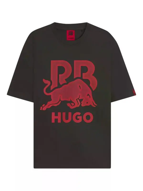 Hugo Bull Logo T-shirt - Grey