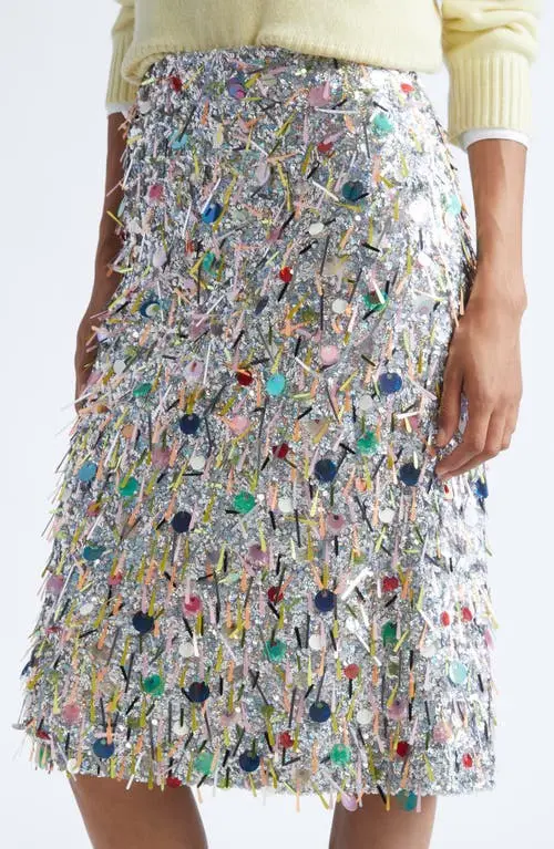 sandy liang sequin dress Sandy Liang for FWRD Sequin Mini Dress in Multi