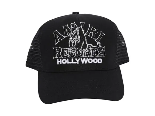 Amiri Logo Trucker Hat - Black