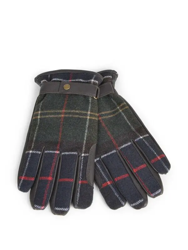 Barbour Leather Blend Gloves - Multicolour