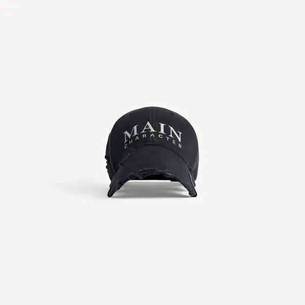 Balenciaga Main Character Artwork Cap - Black