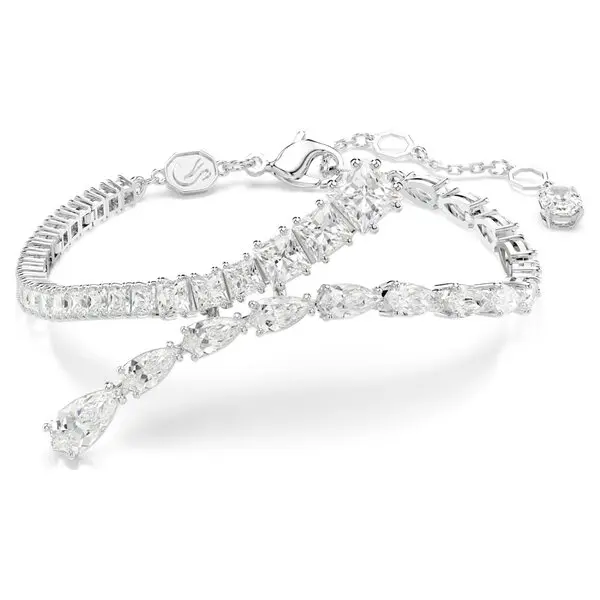 SWAROVSKI Matrix Tennis Bracelet - White
