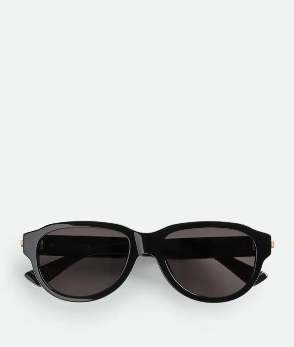 BOTTEGA  VENETA Aviator Sunglasses - Black/gray