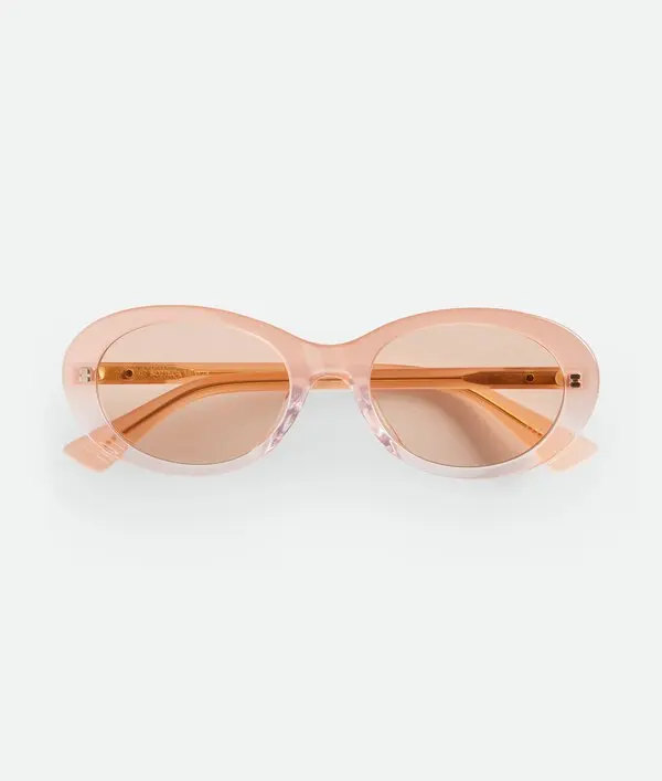 Bottega Veneta Classic Oval Sunglasses - Pink
