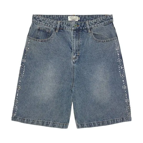 VALE FOREVER Embellished Denim Jorts