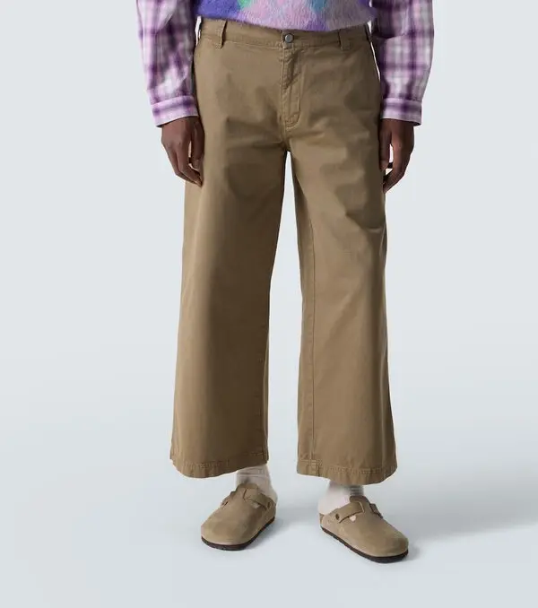 ERL High-rise Wide-leg Jeans