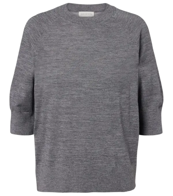 Dries Van Noten Wool Crewneck Sweater - Grey