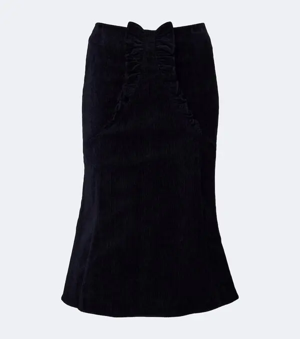 SHUSHU/TONG Bow-detail Cutout Top - Blue