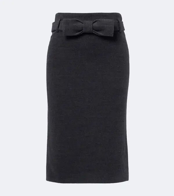SHUSHU/TONG Cotton-blend Tweed Minidress - Grey