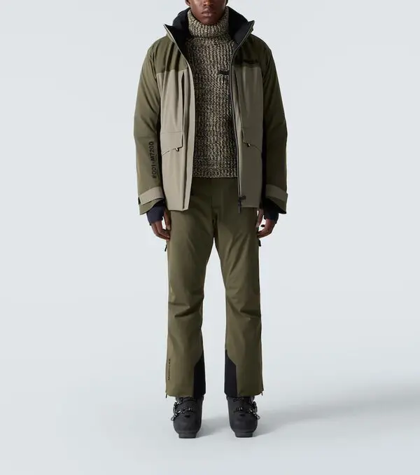 Moncler Virgin Wool Turtleneck Sweater - Green