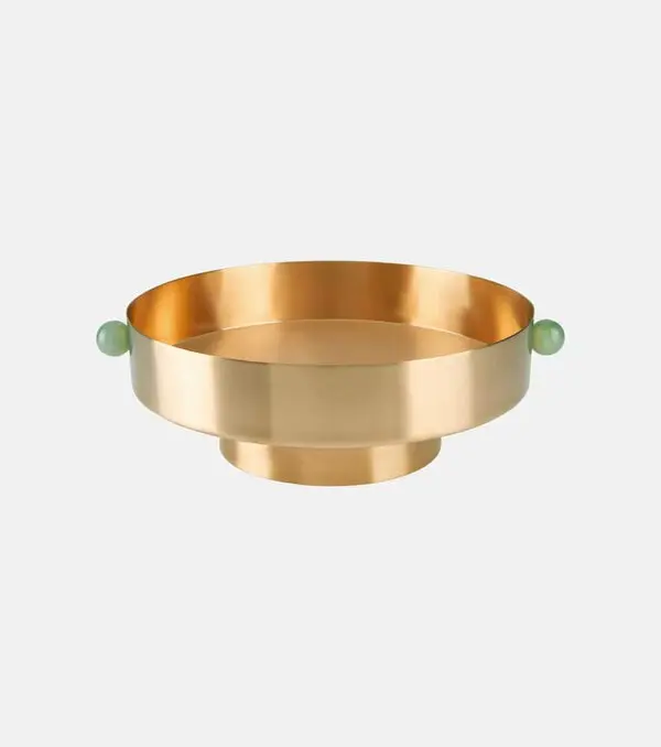 NATALIA CRIADO Embellished -plated Fruit Bowl - Gold