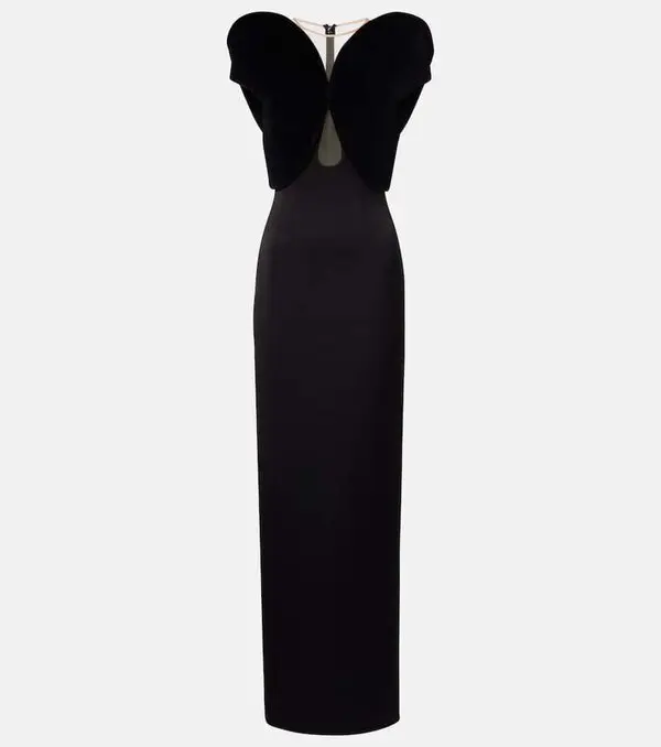 David Koma Satin Gown