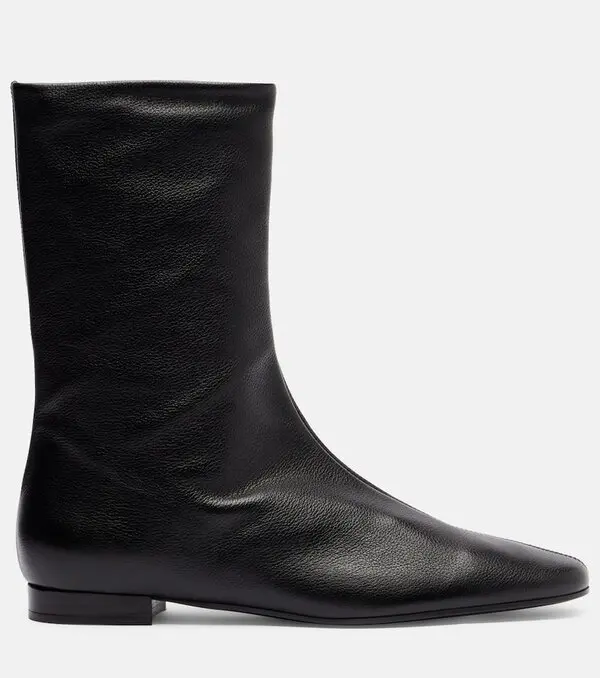 TOTEME Leather Ankle Boots