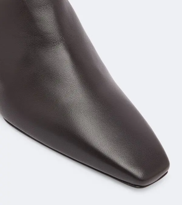 TOTEME Leather Mules - Brown