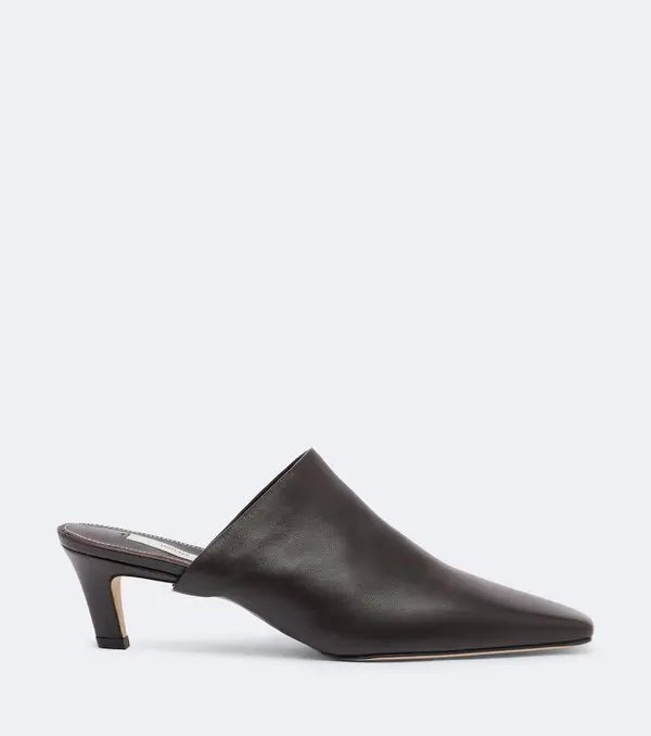 TOTEME Leather Mules - Brown