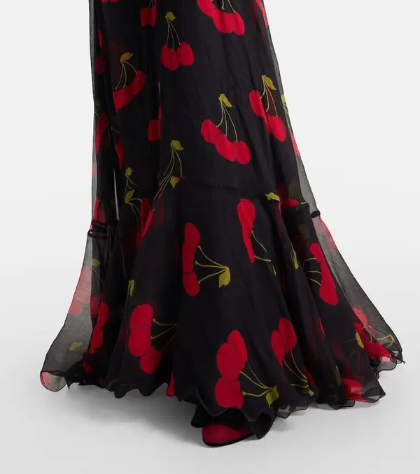 Valentino Garavani Creponne Chiffon Gown