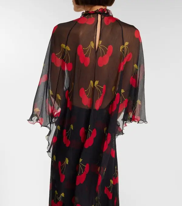 Valentino Garavani Creponne Chiffon Gown