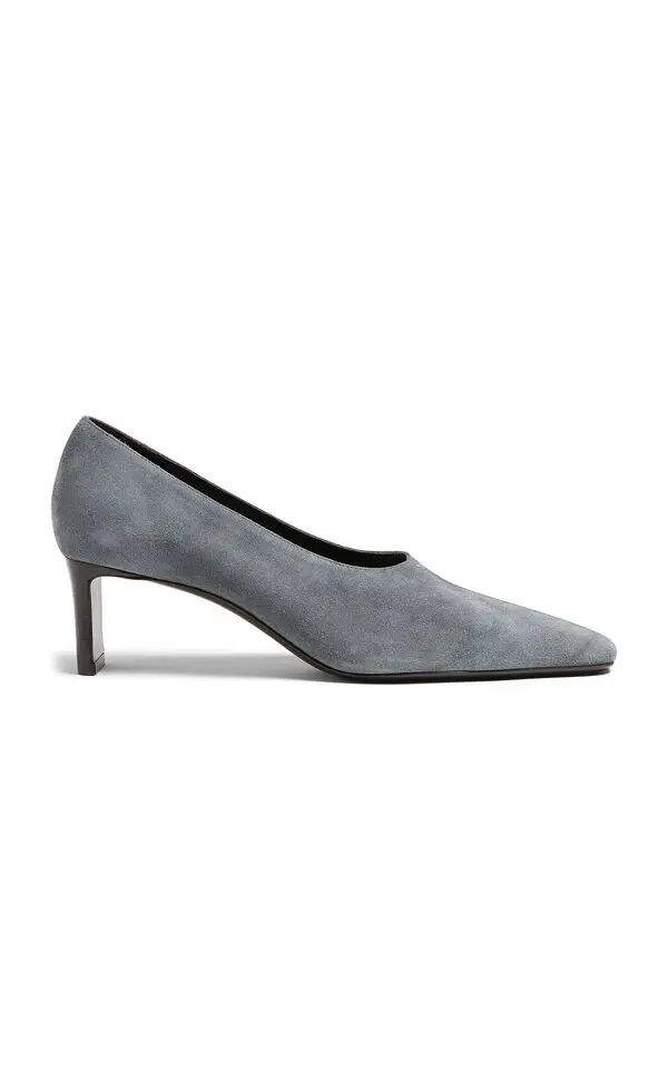 Khaite Cecilia Suede Pumps - Grey