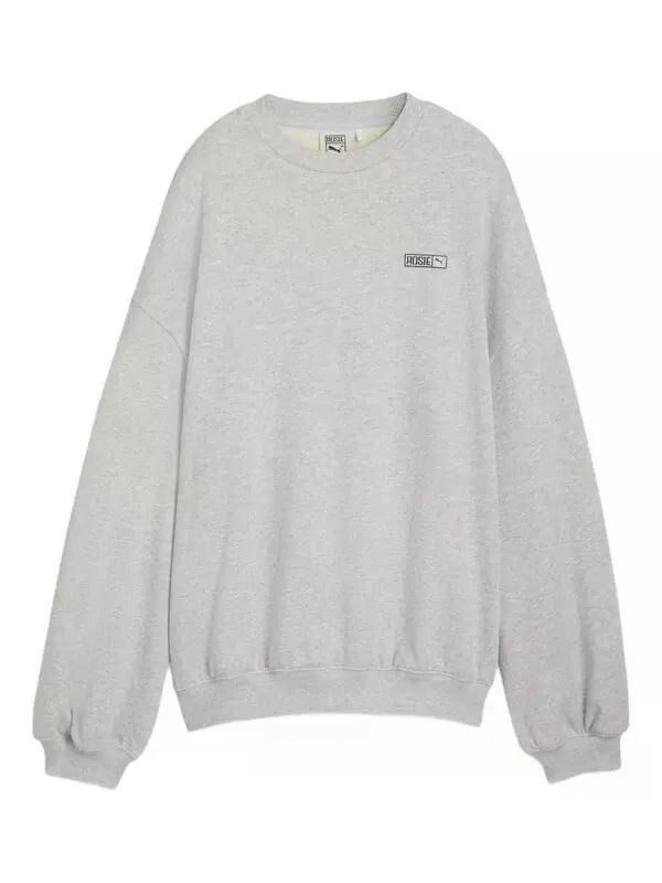 PUMA Rosé Logo Embroidered Sweatshirt