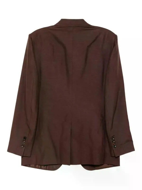 TOM FORD Silk Single-breasted Suit - Brown