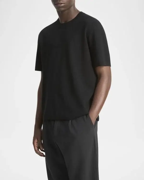 Vince Apos;s Milano Crewneck T-shirt - Black