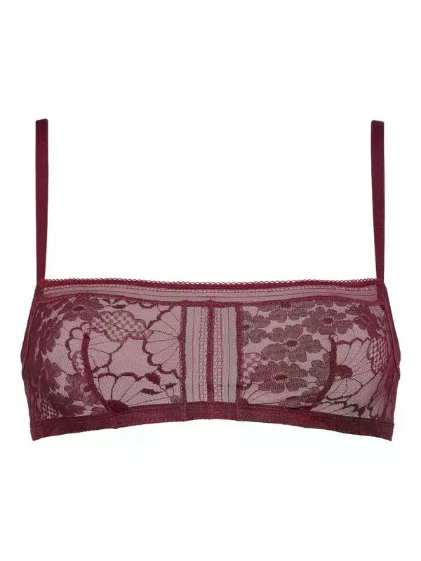 ERES Figue Floral-lace Bra - Purple