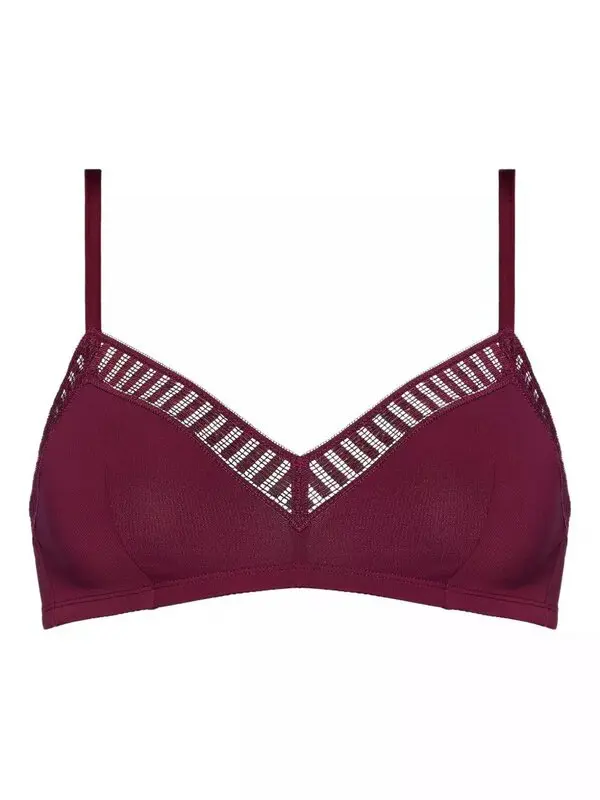 ERES Madeleine Graph Lace Triangle Bra - Purple