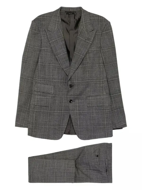 TOM FORD Checked Single-breasted Suit