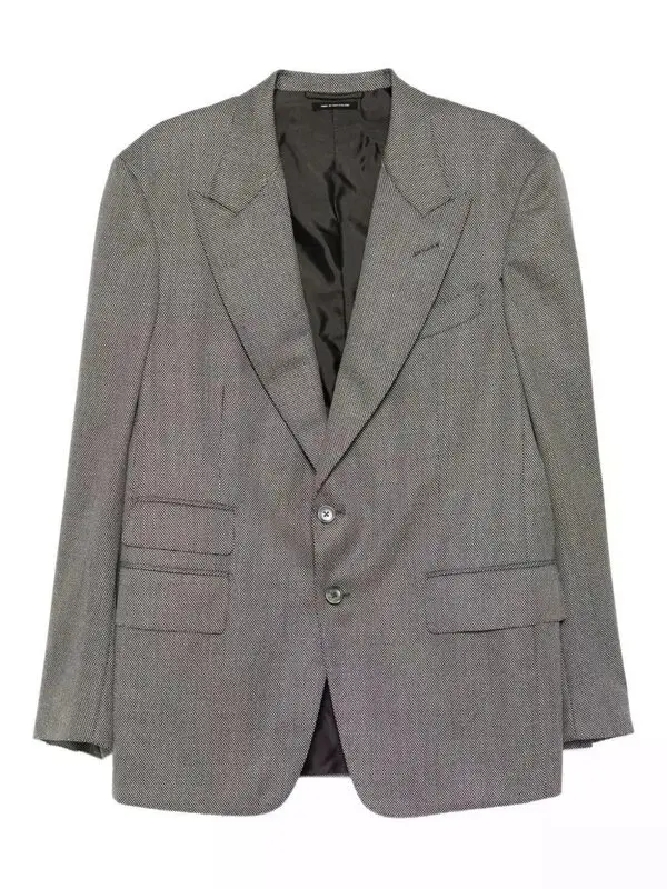TOM FORD Wool Blazer - Grey