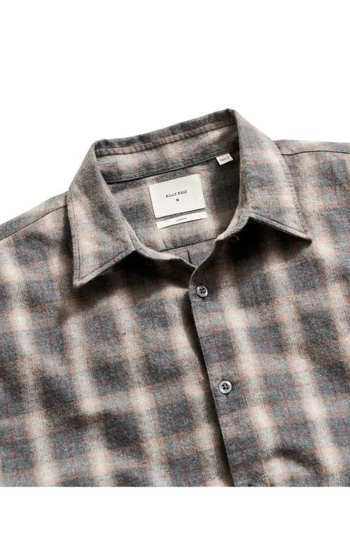 Billy Reid Mélange Plaid Button-up Shirt
