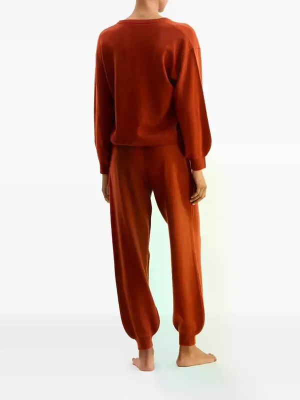 ERES Bishop-sleeve Sweater - Brown
