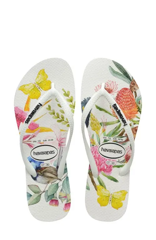 Havaianas Slim Flora Flip Flop