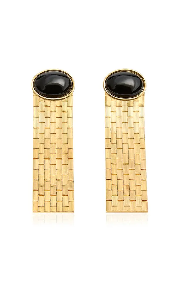 Khaite Chronos 18k Gold-plated Earrings