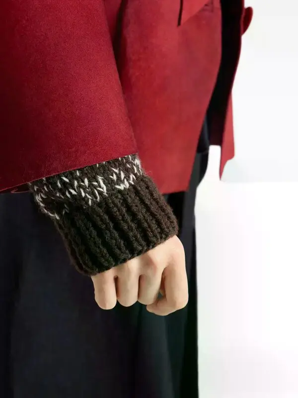 Prada Charm-embellishment Sweater - Brown