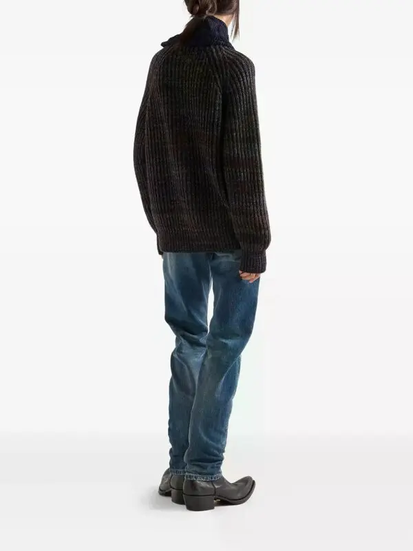 Prada Crew-neck Cardigan - Brown