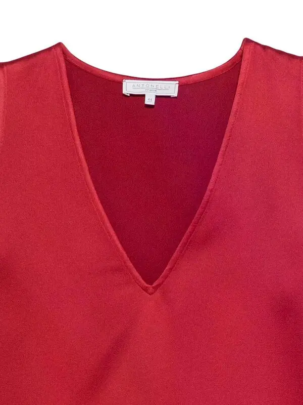 Antonelli Firenze V-neck Sleeveless Top