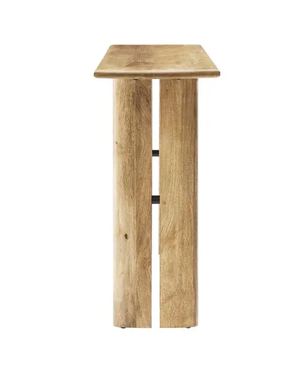 MODWAY Amistad Wood Console Table - Oak