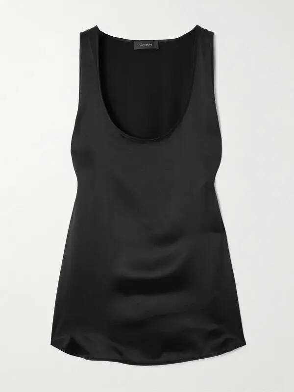 Wardrobe.NYC Silk-satin Tank