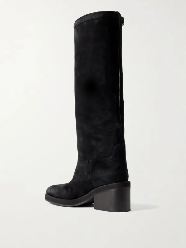 JIMMY CHOO Yasmin 70 Suede Knee Boots