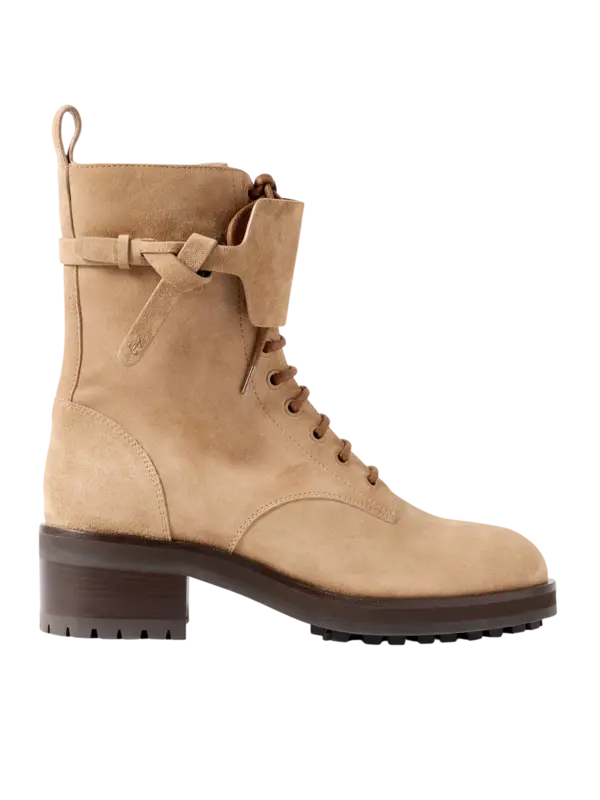 JIMMY CHOO Rosabel 55 Suede Ankle Boots - Brown