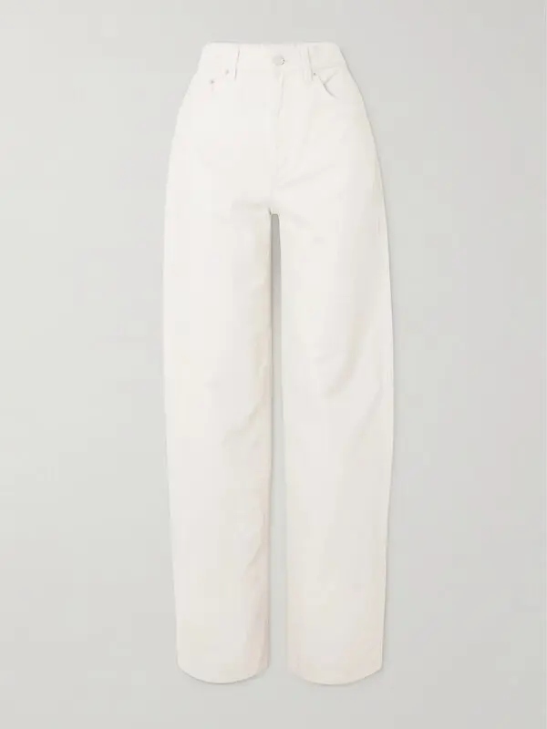 Loulou De Saison Asmar High-rise Straight-leg Jeans - Neutrals