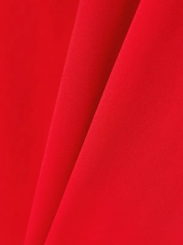 Stella McCartney Open-back Crepe Gown - Red