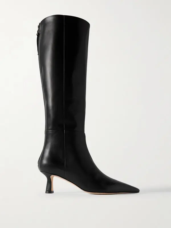 AeydĒ Rhea Leather Knee Boots
