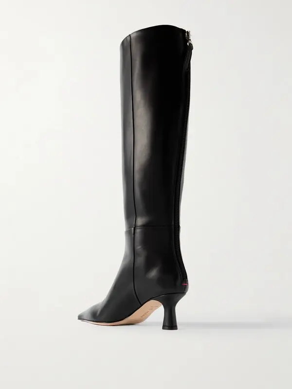 AeydĒ Rhea Leather Knee Boots