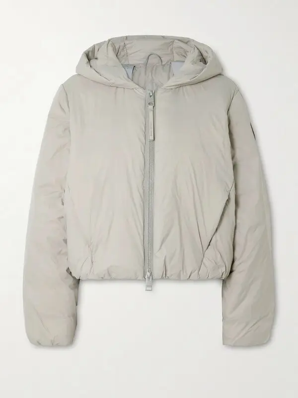 Canada Goose Elba Cropped Padded Jacket - Gray