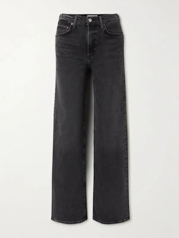 AGOLDE - Harper Mid-Rise Wide-Leg Jeans