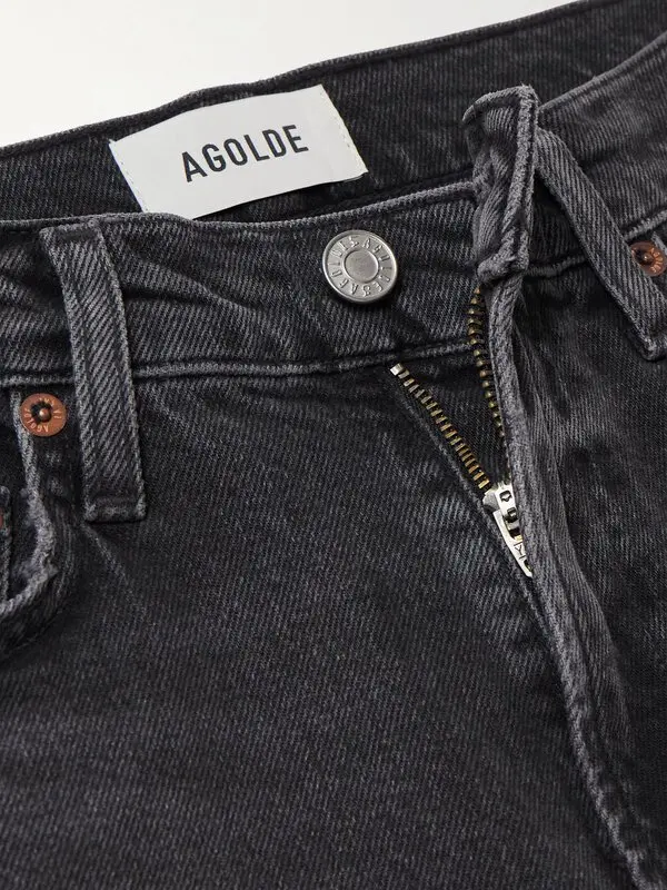 AGOLDE - Harper Mid-Rise Wide-Leg Jeans
