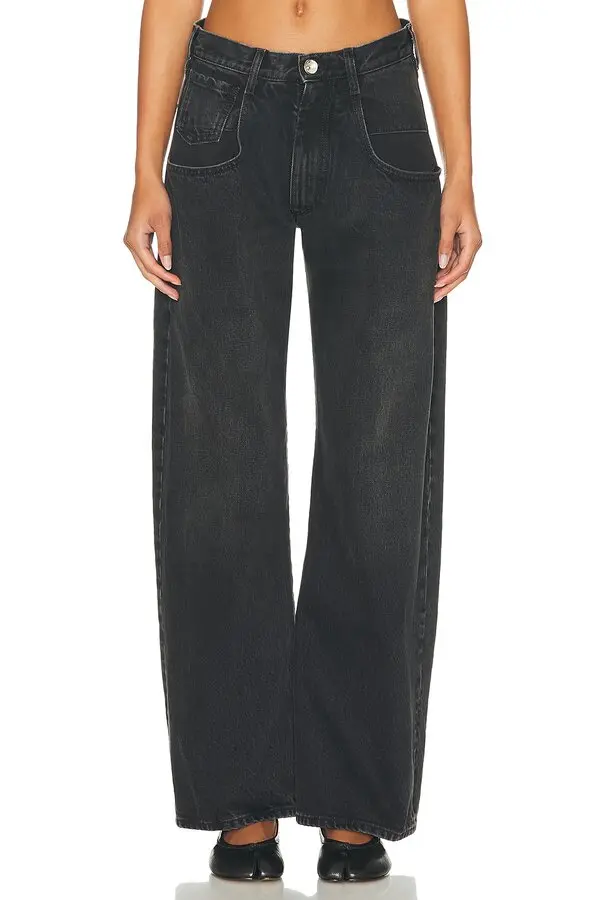 MAISON MARGIELA Wide-leg Jeans - Black