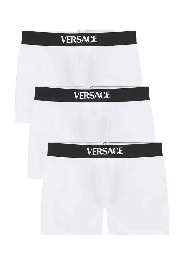 Versace 3 Pack Trunk In White - Optical White