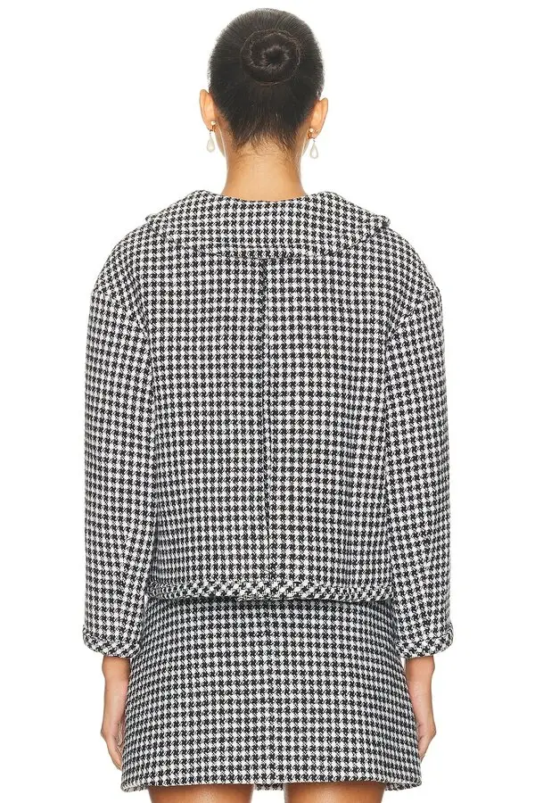 Marc Jacobs Gingham Tweed Jacket